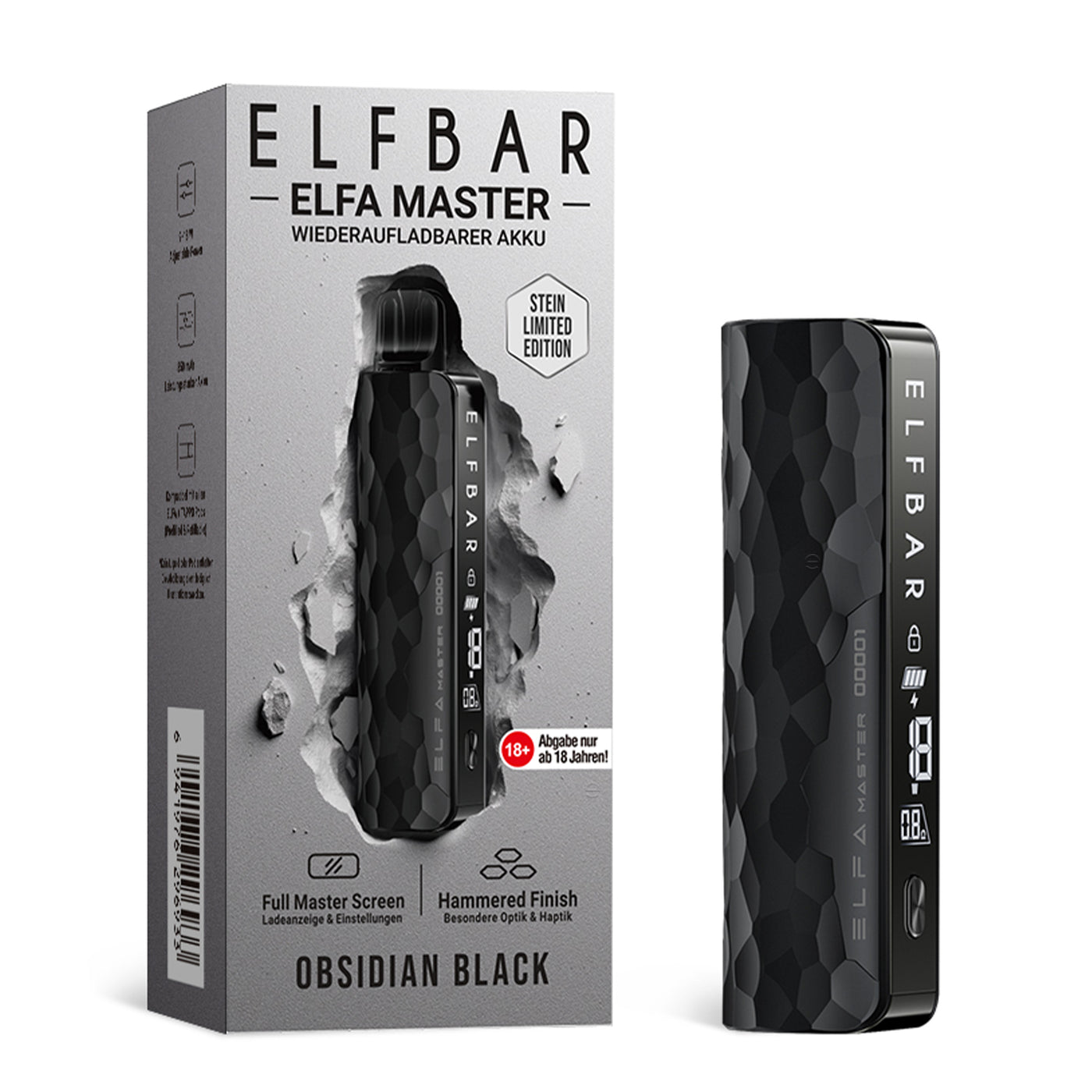 ELFBAR ELFA MASTER Obsidian Black (STEIN Limited Edition)