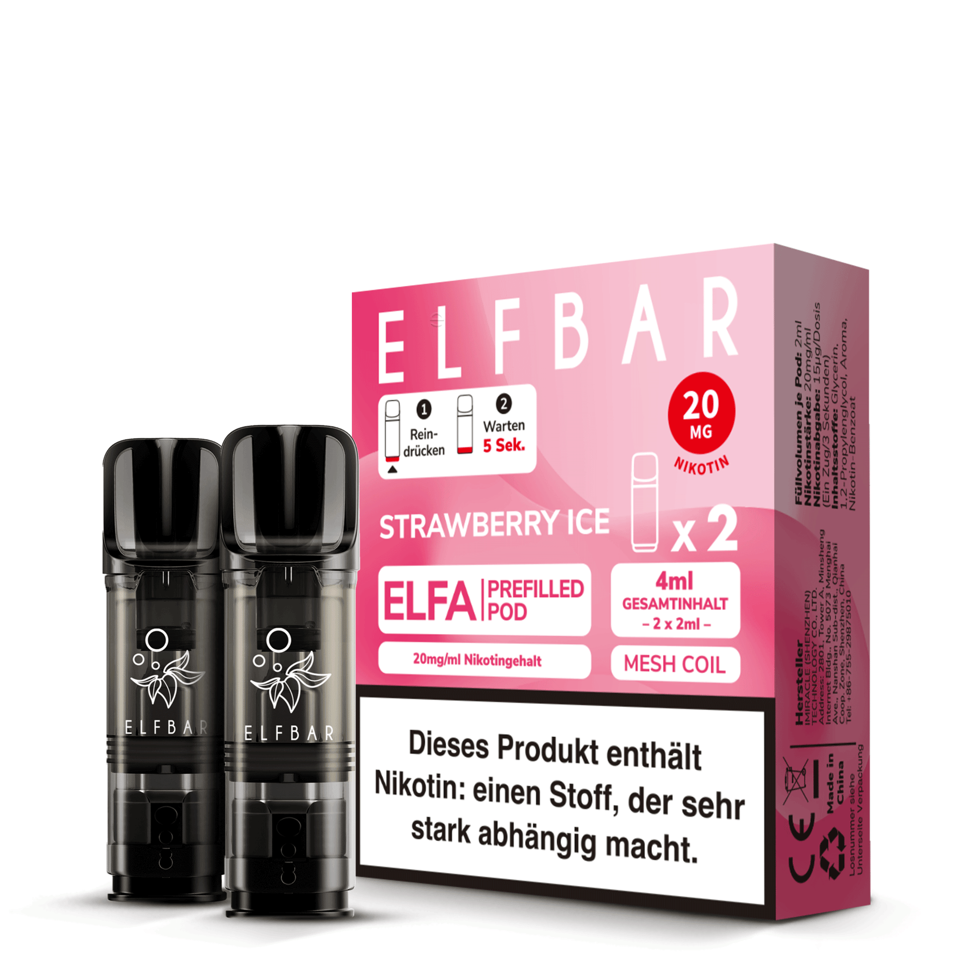 ELFBAR ELFA Prefilled Pods | Vorgefüllt Pod Systeme | ELFBAR — ELFBAR Shop