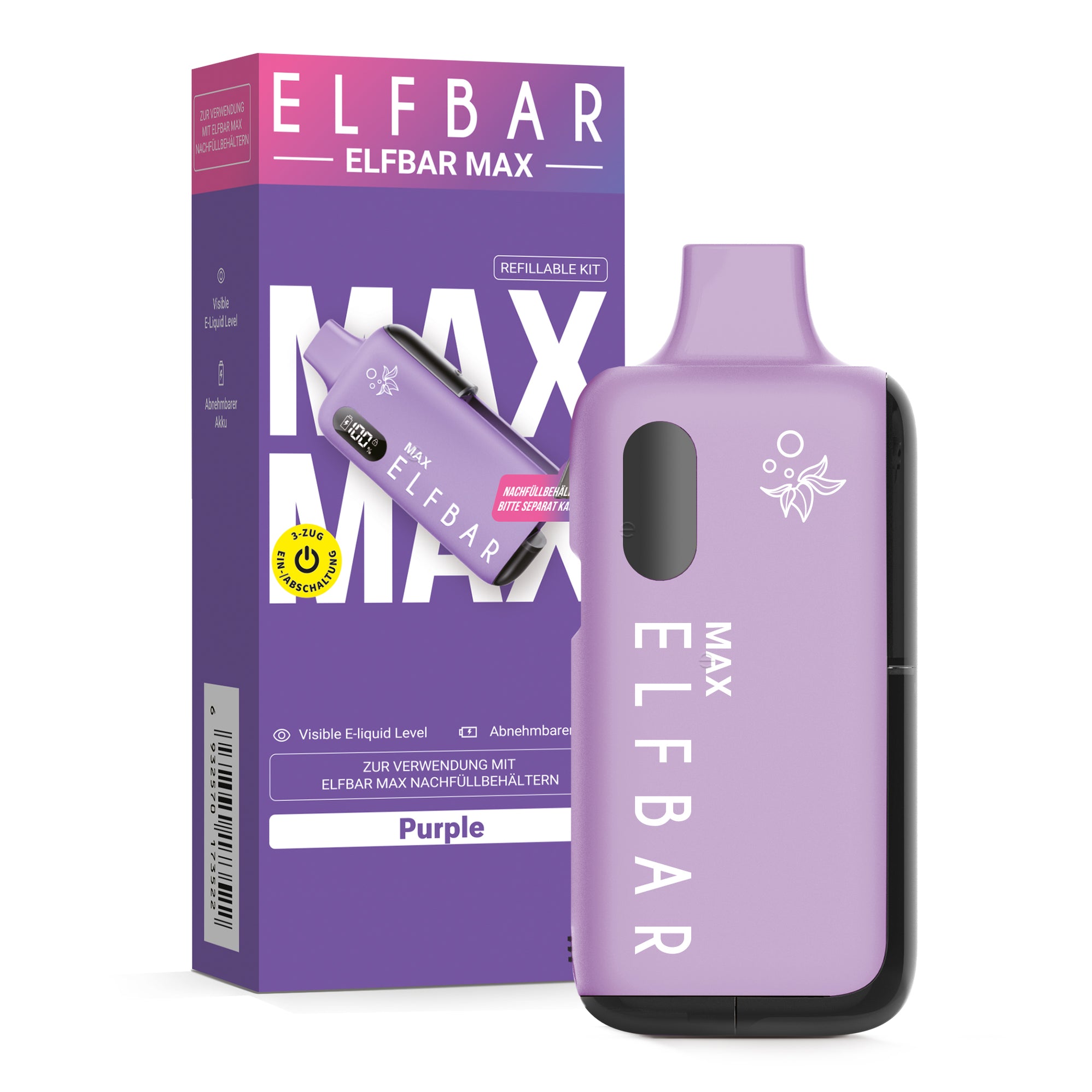 Max Vorgefüllt Pod-System | E-Zigaretten Akkuträger | ELFBAR — ELFBAR Shop