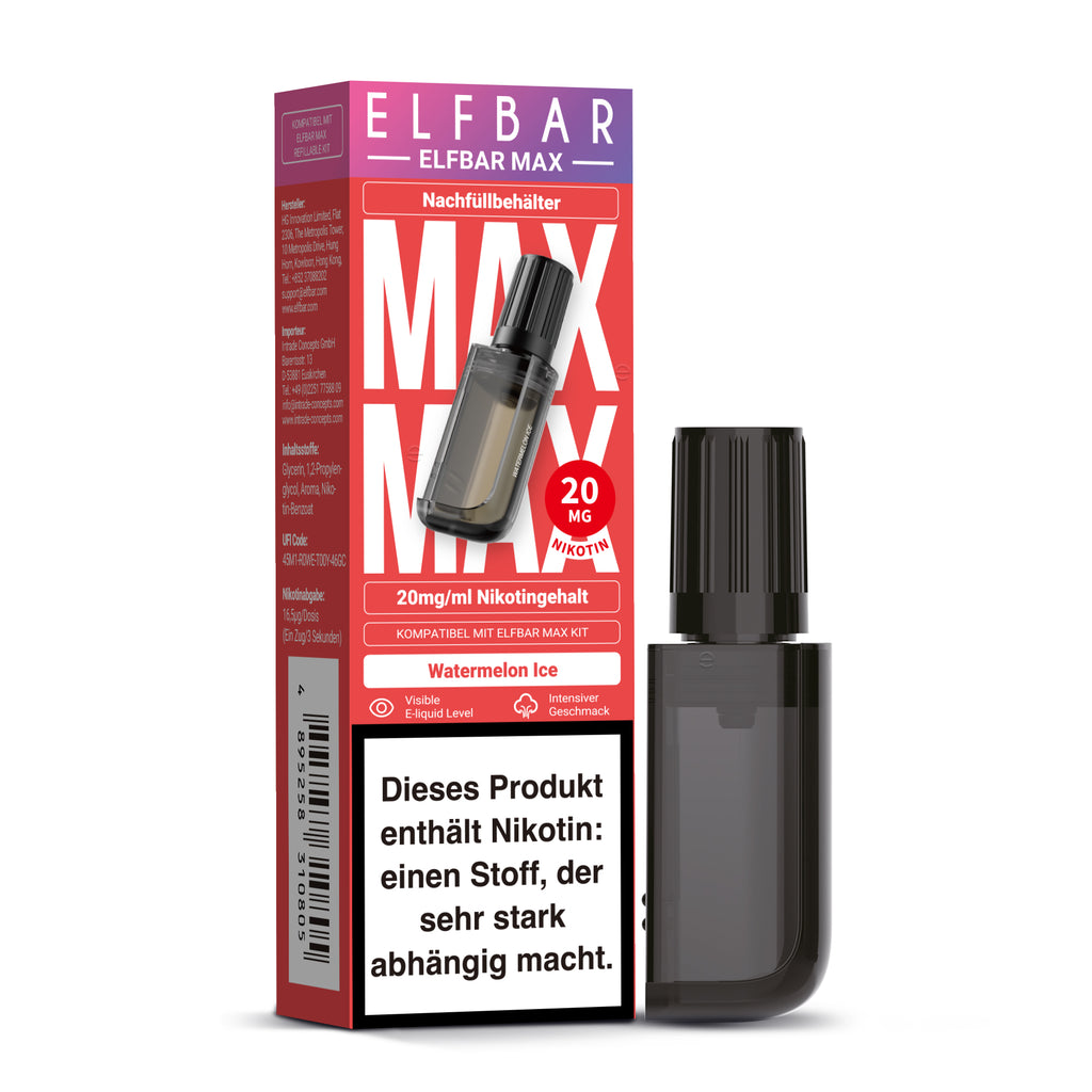 Max Vorgefüllt Pod-System | E-Zigaretten Akkuträger | ELFBAR — ELFBAR Shop